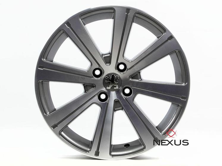 Jogo Roda Aro 18 PEUGEOT 308 ROLAND GARROS GRAF DIAMAN 4X108 - KRMAI - Rodas para Carro ...