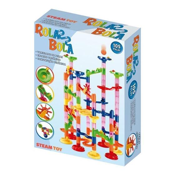 Jogo Rola Bola 105 Peças - Steam Toy - Coordenação Motora - Magazine Luiza