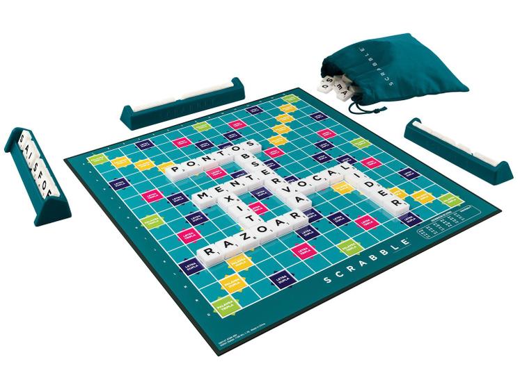 Jogo Scrabble Original Tabuleiro Mattel - Jogos de Tabuleiro - Magazine ...