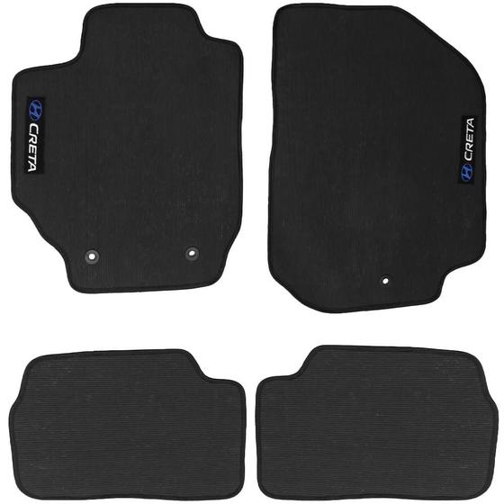 Jogo Tapete PVC Hyundai Creta 2017 a 2019 Flash Acessórios 4 Peças ...
