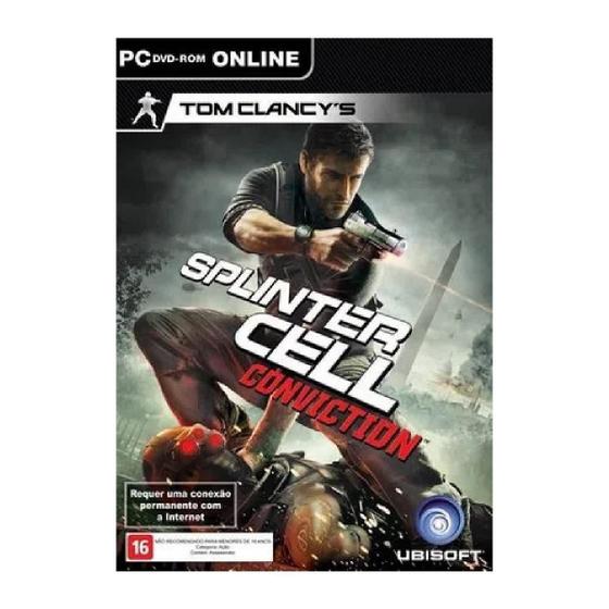 Jogo Tom Clancy'S Splinter Cell Conviction Para Pc - Ubisoft - Jogos de Corrida e Voo - Magazine ...