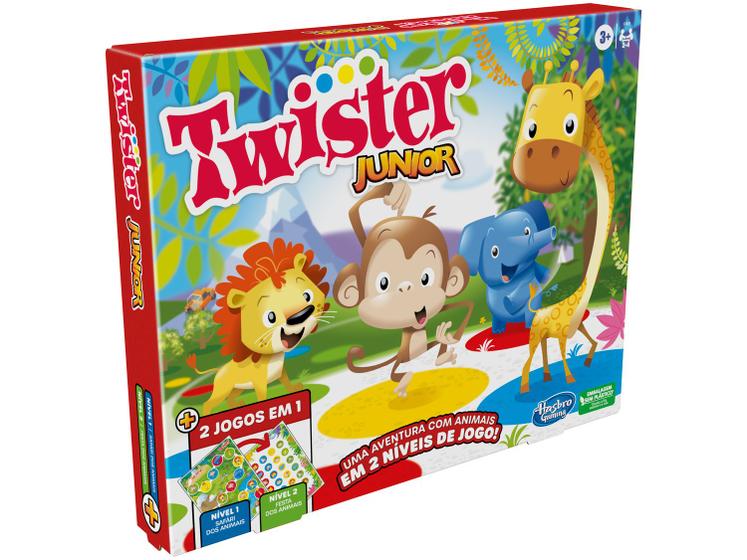 Jogo Twister Safári dos Animais e Festa dos - Animais Junior Hasbro ...