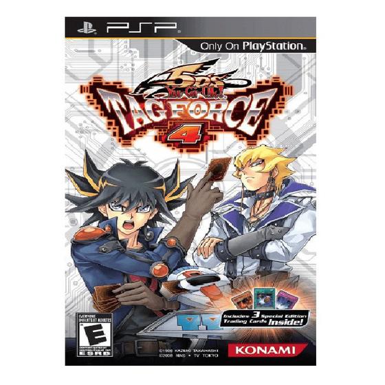 Jogo Yu-Gi-Oh! 5D's Tag Force 4 - PSP - Nc Games - Deck de Cartas ...