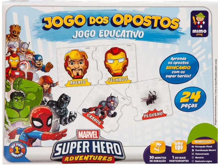 Jogos Educativos Marvel Super Hero - Aprenda Brincando - Vários jogos ...
