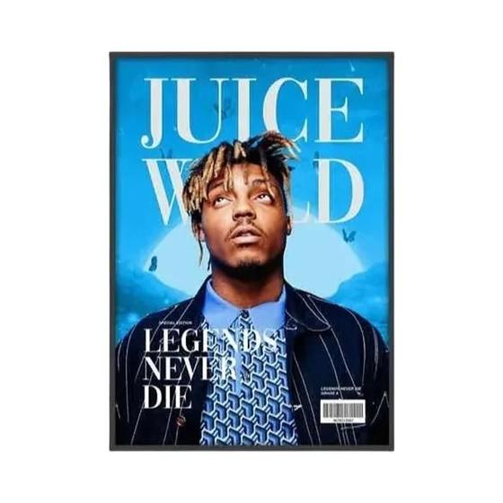 Juice WRLD Hip Hop Rapper Música Álbum Capa Pintura Em Tela Arte Poster ...