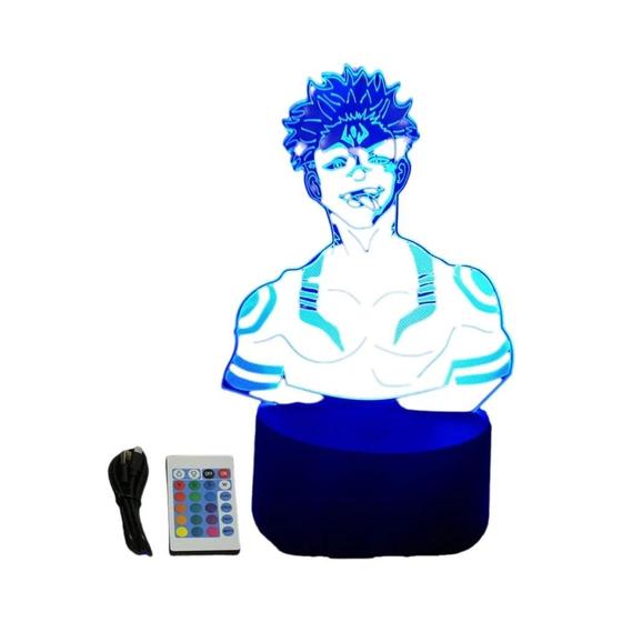 Jujutsu Kaisen Satoru Gojo Anime LED Night Light Lamp Quarto Crianças ...