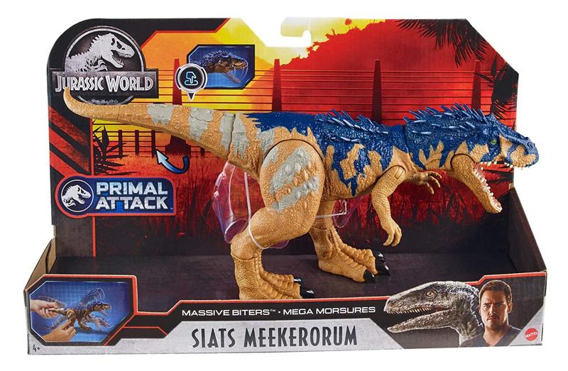Jurassic World Siats Meekerorum 36cm Raro Primal Attack Mattel C/nf ...