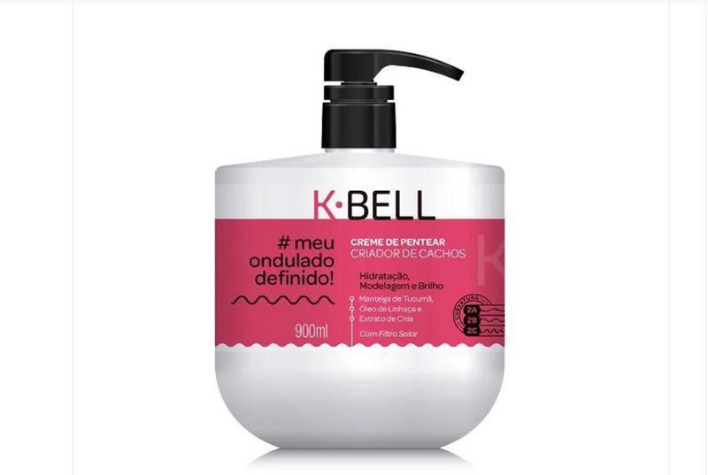 K-Bell - Creme de Pentear Criador de Cachos 900ml - Pró Cachos - Creme de Pentear - Magazine Luiza