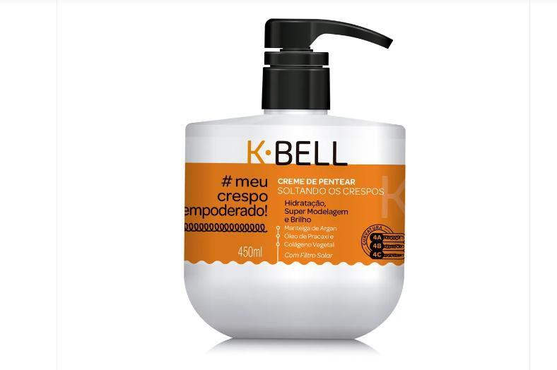 K-Bell - Creme de Pentear Soltando os Crespos 450ml - Creme de Pentear - Magazine Luiza