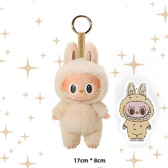 Kawaii Labubu Monster Toys Cardiac Macarone Presentes Surpresa Figura ...