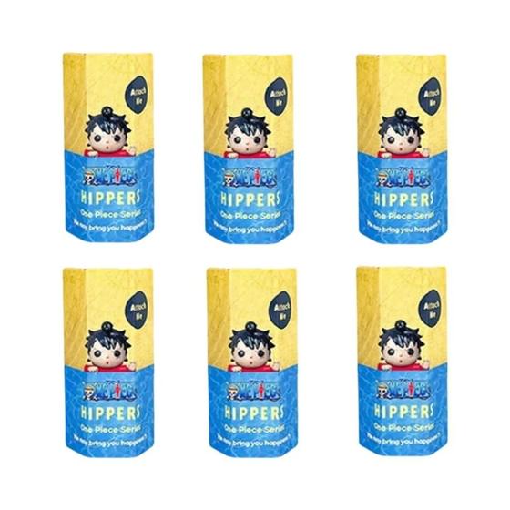 Kawaii One Piece Monkey D Luffy Mini Figura Caixa Cega Sonny Angel Tela ...