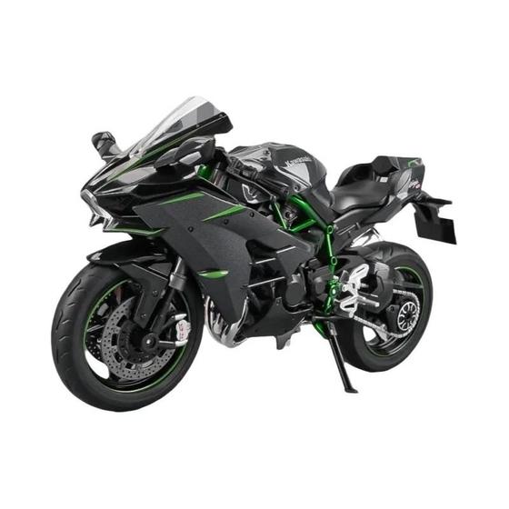 Kawasaki H2R Ninja Alloy Die Cast Modelo De Motocicleta Brinquedo Com ...