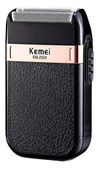 Kemei Km-2024 - Preto - 100v/240v - IMP - Aparador de Pelos, Barba e Cabelo - Magazine Luiza