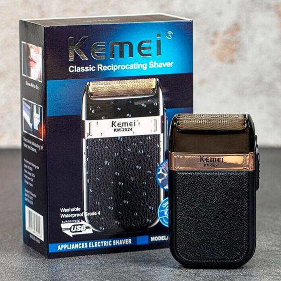 Kemei Shaver Máquina De Acabamento Model:km-2024 Bivolt - RELET - Aparador de Pelos, Barba e ...