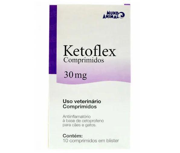 Ketoflex 30 mg anti-inflamatório cães e gatos 10 comprimidos - Mundo ...