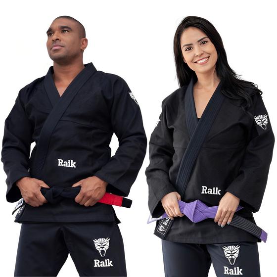 Kimono Jiu Jitsu preto Masculino Alta Performance Profissional Bjj ...