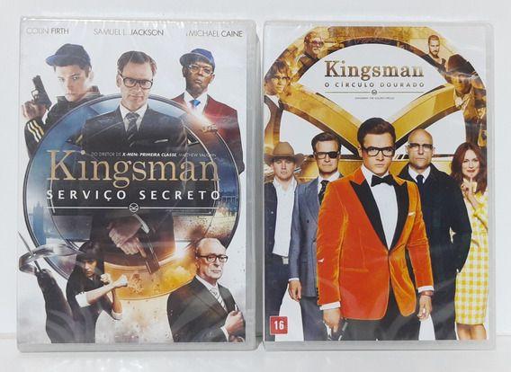 kingsman servico secreto e circulo dourado 1 e 2 dvd original lacrado ...