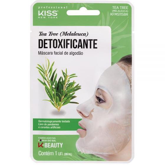 Kiss máscara facial de algodão aloe vera hidratante e calmante - KISS NEW YORK - Máscara Facial ...