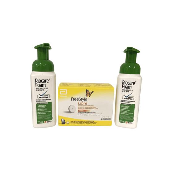 Kit 01 sensor para monitoramento de glicose freestyle libre + 02 ...