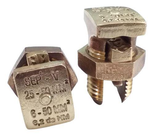 Kit 02 Conector Split Bolt Metal Fundido Sep-v / 25mm - 50mm - TERMINAL ...