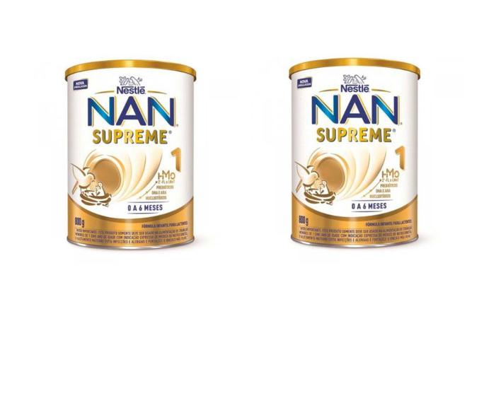 Kit 02 Formula Infantil Nan Supreme 1 800g - Nestle - Fórmula Infantil - Magazine Luiza