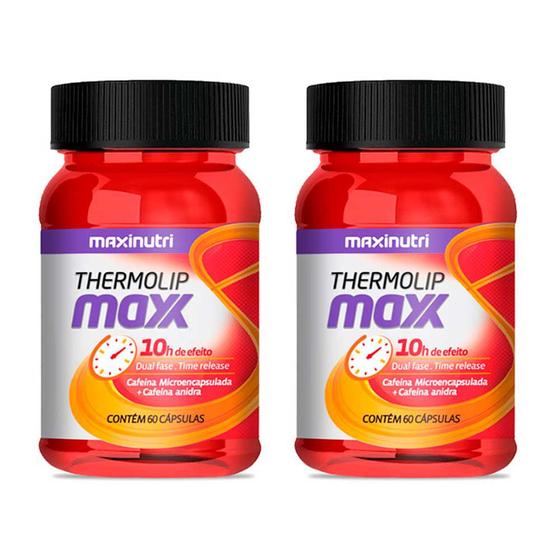 Kit 02 Termogenico ThermoLip Maxx com 60 Capsulas Loja Maxinutri - Termogênico - Magazine Luiza