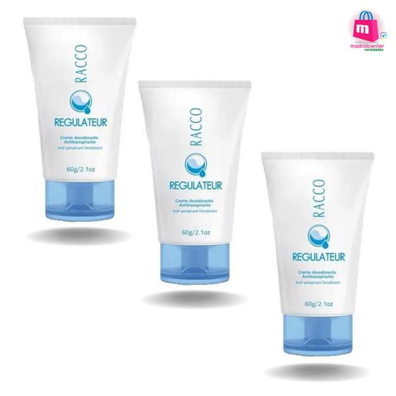 Kit 03 cremes desodorantes anti transpirante Regulateur, 60ml - Racco ...