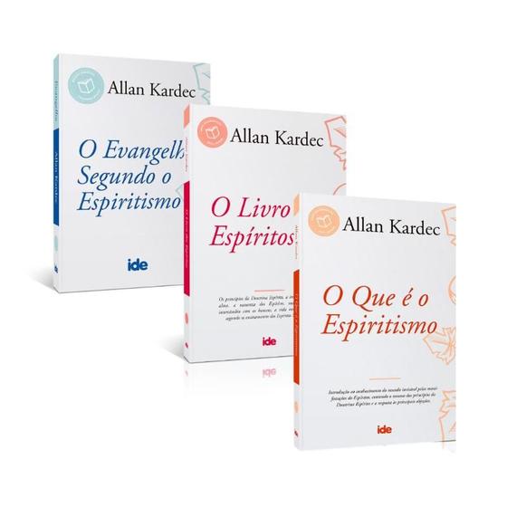Kit 03 Livros de Allan Kardec : O Evangelho Segundo o Espiritismo ...