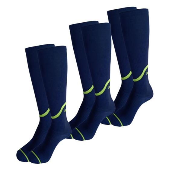 Kit 03 Pares Meias Masculina Compressivas Selene Compressão - Meia ...