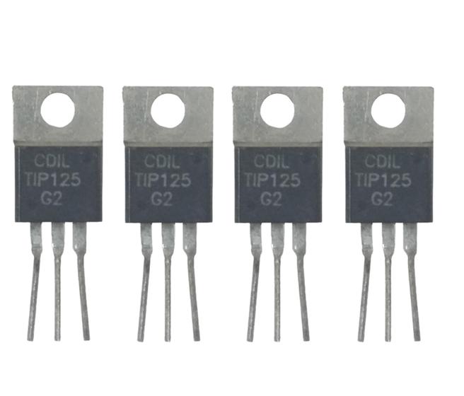 Kit 04 transistor tip125 60v 5a 65w - antigo original cdil - Transistor ...