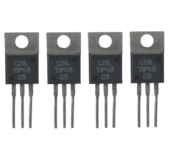 Kit 04 transistor tip48 300v 1a 100mhz antigo original cdil - Peças ...