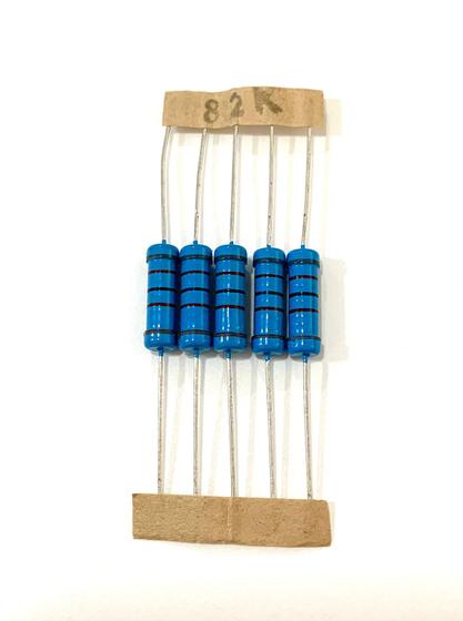 Kit 05 Resistor de Precisão 82K 1% 3W - Materiais Elétricos - Magazine ...