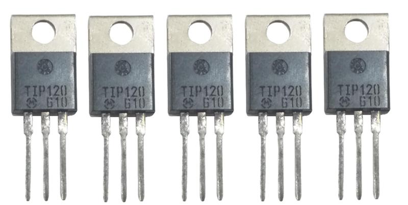 Kit 05 transistor tip120 60v 5a - antigo original motorola - Peças para ...