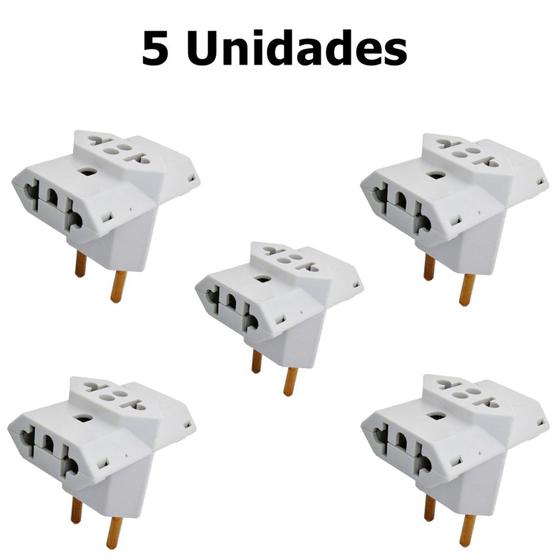 KIT 05 unidades Benjamim UNIVERSAL - nacional - Adaptador de Tomada ...