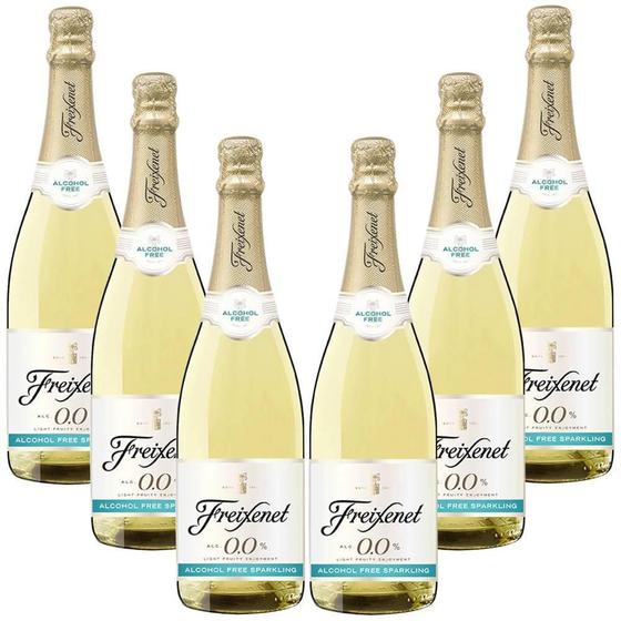 Kit 06 Unidades Espumante Freixenet Sem Álcool 750Ml - Espumante ...