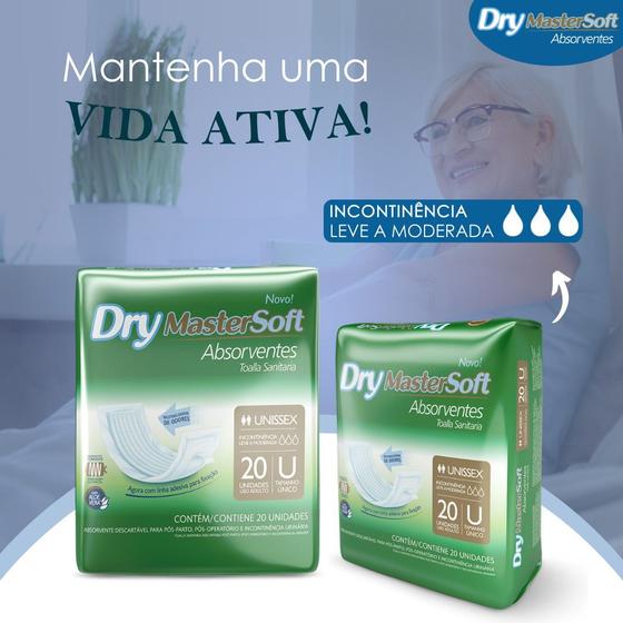 Kit 10 Absorvente Dry Pós Parto Pós Operatório - Absorvente - Magazine ...