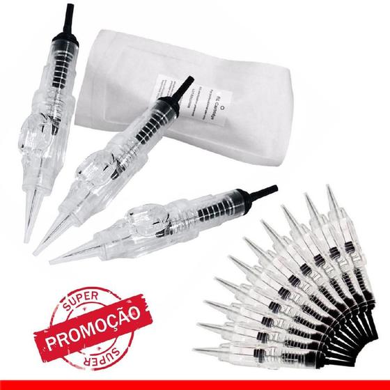 Kit 10 Agulhas Easy Click Cheyenne Sharp 300 Para Dermografo Envio ...