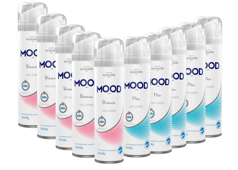 Kit 10 Antitranspirantes Spray 5 femininos + 5 masculinos - Myhealth ...