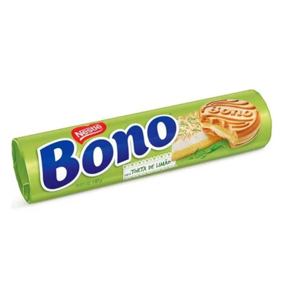 Kit 10 Biscoito Bolacha Bono Recheado Torta De Limão 140G - Nestle ...