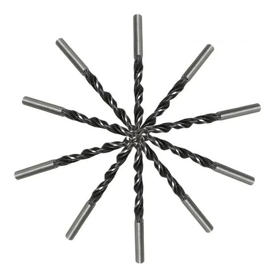 Kit 10 Brocas 3 Pontas Madeira 3mm e 4mm Precisão para Furar Madeira - Starfer - Jogo de Chave ...