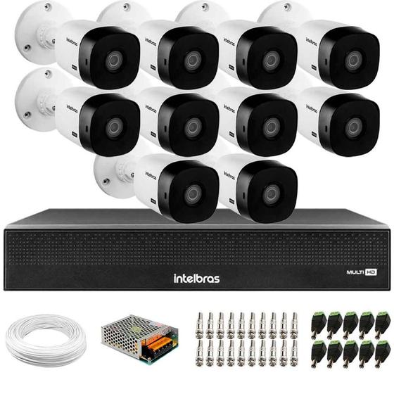 Kit 10 Câmeras Intelbras VHL 1220 B G2 HDCVI LITE Bullet Full HD 1080p ...