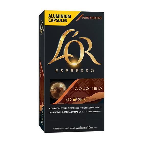 Kit 10 Cápsulas De Café Espresso Lór Colombia - Nespresso - Lor ...