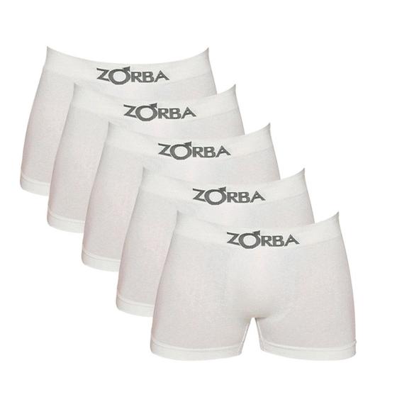 Kit 10 Cuecas Box Sem Costura Algodão Masculina - ZORBA - Cueca ...