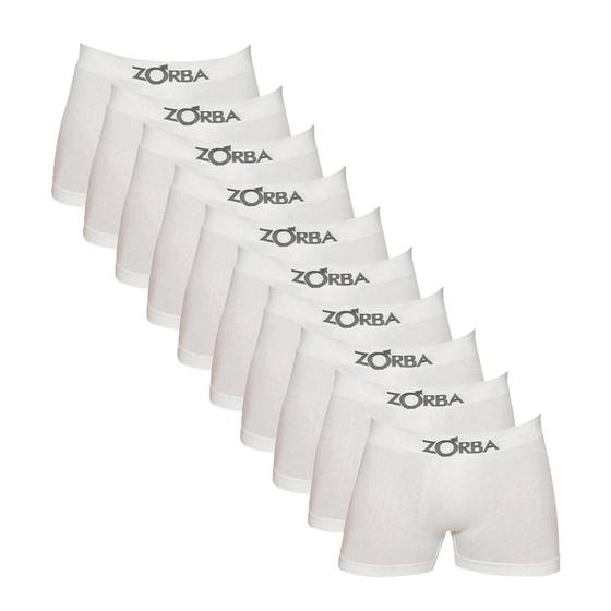 Kit 10 Cuecas Boxer Algodão Masculino Box Sem Costura Zorba - Cueca ...