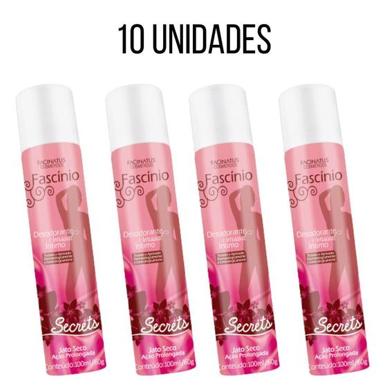 Kit 10 Desodorantes Intimo Secrets - Facinatus - Desodorante Íntimo ...