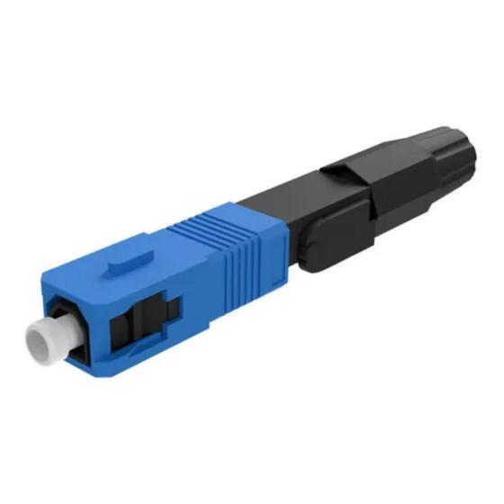 Kit 10 Fast Conector Óptico De Campo Ftth Sc Upc Azul Fibra Óptica - Várias - Emenda para Cabos ...