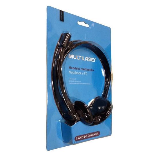 Kit 10 Fones Headset Com Controle De Volume Microfone P2 - Multilaser ...