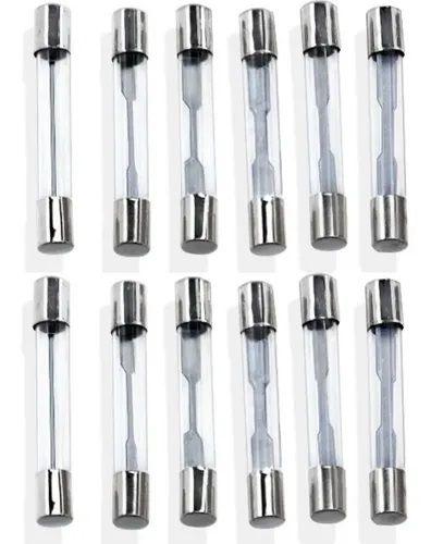 Kit 10 Fusíveis de Vidro Universal 15 Amperes 30x6mm Corcel Belina ...
