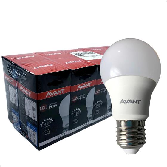 Kit 10 Lâmpada Led Bulbo 9w Soquete E27 Bivolt Avant 6500k - Lâmpada de LED - Magazine Luiza