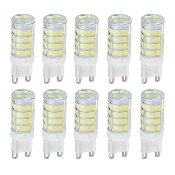 Kit 10 Lâmpada Led Halopim G9 Lustre 5w Bivolt Branco Frio - HOTDUB - Lâmpada - Magazine Luiza